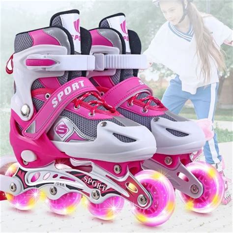 Детски ролери кацига штитници Flamingo Shop