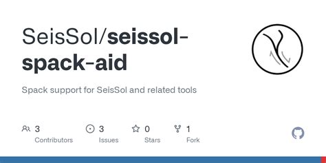 Github Seissol Seissol Spack Aid Spack Support For Seissol And Related Tools
