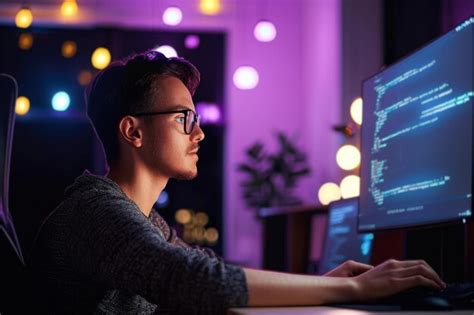 Programming In Progress Cropped Shot Of A Male Computer Programmer