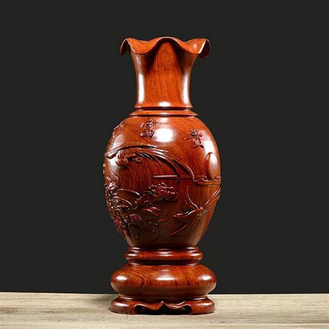 客厅实木摆件工艺品 木雕工艺品小摆件 大山谷图库