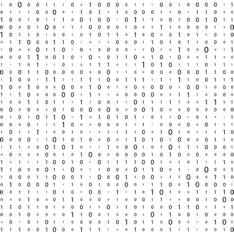 Premium Vector Matrix Background With Numbers On The Screen Binary Code Zero One Coding Data