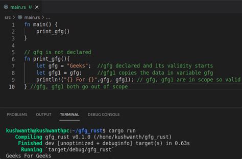 Rust 所有权的概念 码农参考
