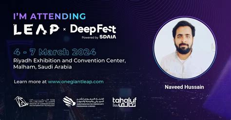 Naveed Hussain On Linkedin Leap And Deepfest 2024