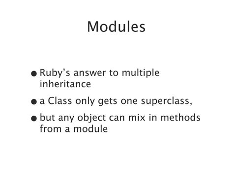 ruby s object model metaprogramming and other magic ppt