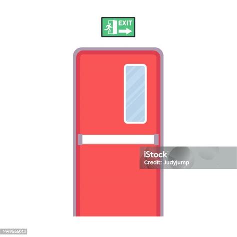 방화문 만화 벡터 출구 문 벡터 텍스트를위한 여유 공간 벽지 배경 0명에 대한 스톡 벡터 아트 및 기타 이미지 0명 건축물 경계 표지 Istock