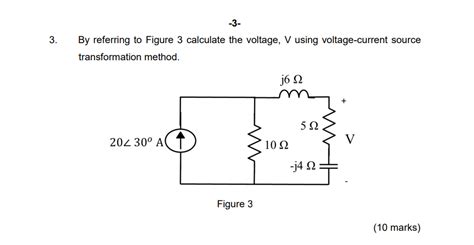 Solved By Referring To Figure Calculate The Voltage V Chegg