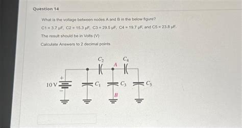 Solved What Is The Voltage Between Nodes A And B In The Chegg
