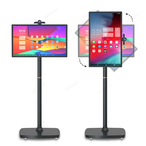 Portable Tv Smart Screen Rotatable Monitor Stand By Me With 1080p Hd