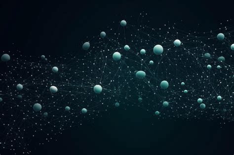 Premium Ai Image A Minimalist Composition Of Interconnected Dots Forming A Streamlined Network