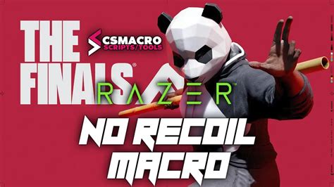 The Finals Razer No Recoil Macro Script