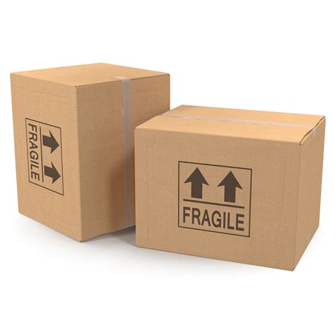 골판지 상자 3 3d 모델 19 C4d Ma 3ds Obj Max Free3d