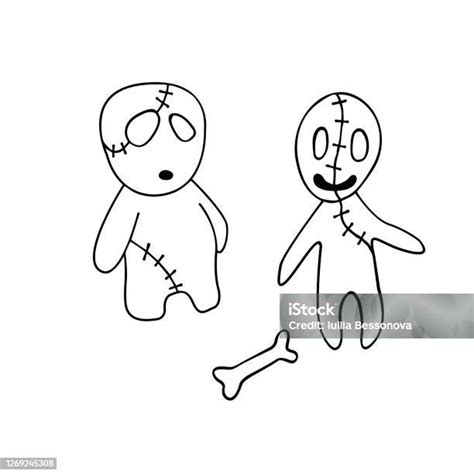 만화 스타일의 벡터 귀여운 좀비 흰색 배경에 격리 된 윤곽 낙서 그림 0명에 대한 스톡 벡터 아트 및 기타 이미지 0명 가공의 인물 걷기 Istock