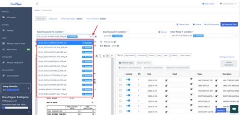 Extract Data From Bank Statements Docuclipper