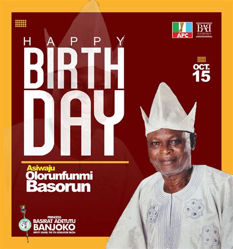 Princess Basirat Adetutu Banjoko Felicitates With Asiwaju Olorunfunmi Basorun On His Birthday