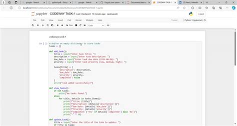 Codewayintern Pythonprogramming Mohd Rafathullah Shareef