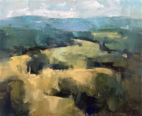 Christina Kent Small California Landscape Painting Contemporary Landscape Plein Air For Sale