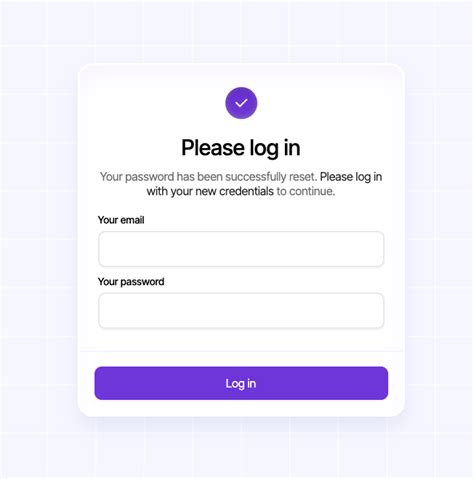 Forgot Password Success Login Free Webflow Component