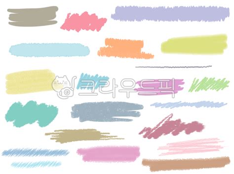 밑줄 라인 색연필 파스텔 손그림 사진이미지일러스트캘리그라피 그림그리는작가