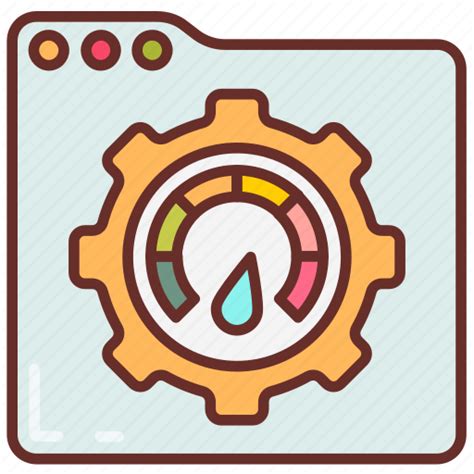 Load Testing Tool Speedometer Performance Test Icon Download On