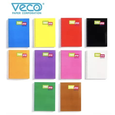 Veco Neopop Notebook Color Coding Spiral Leaves Mm X Mm Pcs Shopee Philippines
