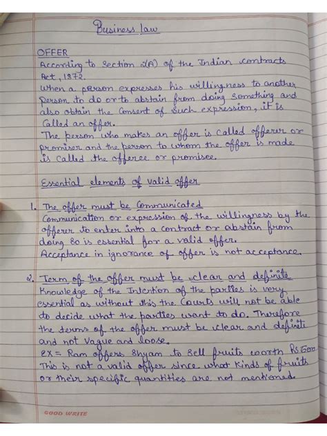 Business Law Notes 2nd Sem Pdf