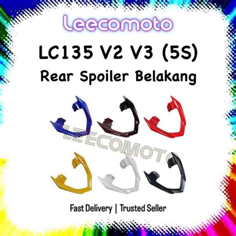 Yamaha Lc135 V2 V3 New 135lc 55c Lc135 5s 5 Speed 5speed Rear Handle Spoiler Seat Bar Carrier