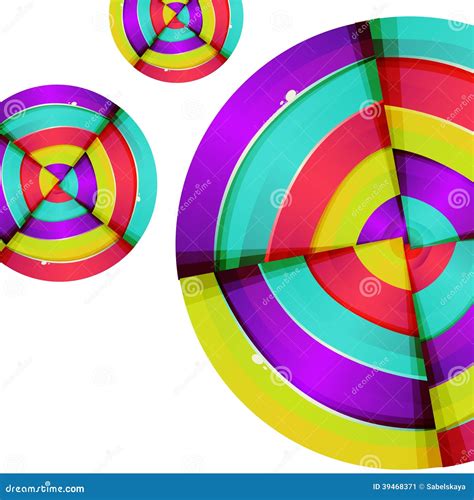 Abstract Colorful Rainbow Curve Background Design Stock Vector Illustration Of Circle