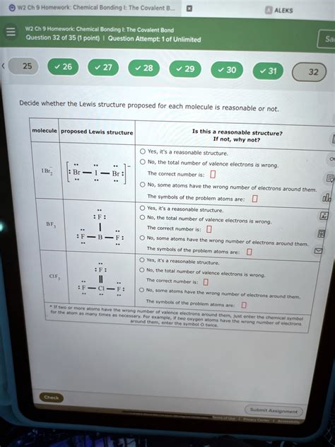 Decide Whether The Lewis Structure Proposed For Each Molecule Is Reasonable Or Not Molecule