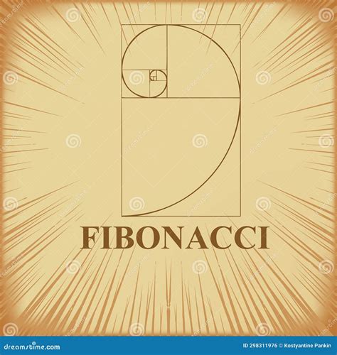 Fibonacci Poster Stock Vector Illustration Of Success 298311976