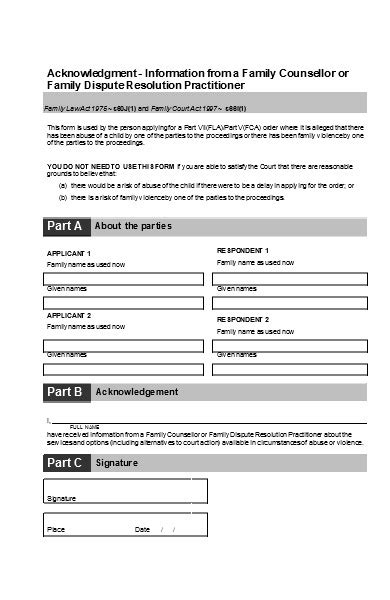 Free 51 Acknowledgment Forms In Pdf Ms Word