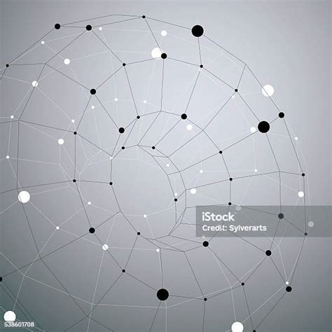 복잡한 추상적임 회색조에 3d 형태를 벡터 디지탈 오브젝트입니다 0명에 대한 스톡 벡터 아트 및 기타 이미지 0명 3차원 형태 가상현실 Istock