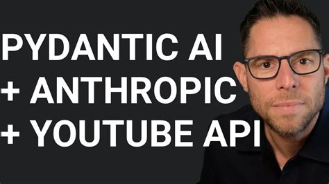 Build Agents With Pydanticai And Anthropic Youtube