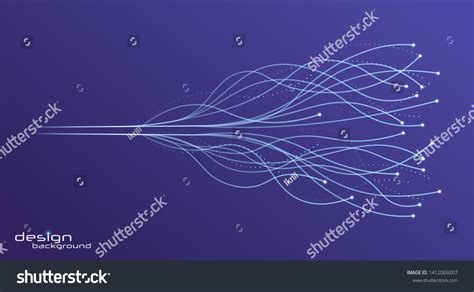 Abstract Digital Future Wave Lines Vector Stock Vector Royalty Free 1412069207 Shutterstock