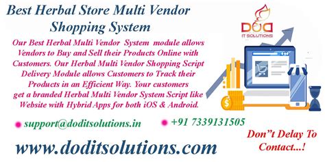 Herbal Store Multi Vendor Script — Dod It Solutions By Dodreadymadeclonescript Medium