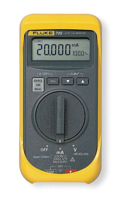 Fluke Loop Calibrators Ma Readloop Powerma Source Loop Calibrator 4wr69fluke 705 Grainger