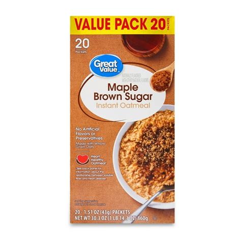 Malt O Meal Instant Maple And Brown Sugar Hot Wheat Cereals Bulk 28 Oz