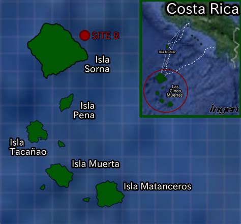 Jurassic Park Las Cinco Muertes Map Au By Alangbandala On Deviantart