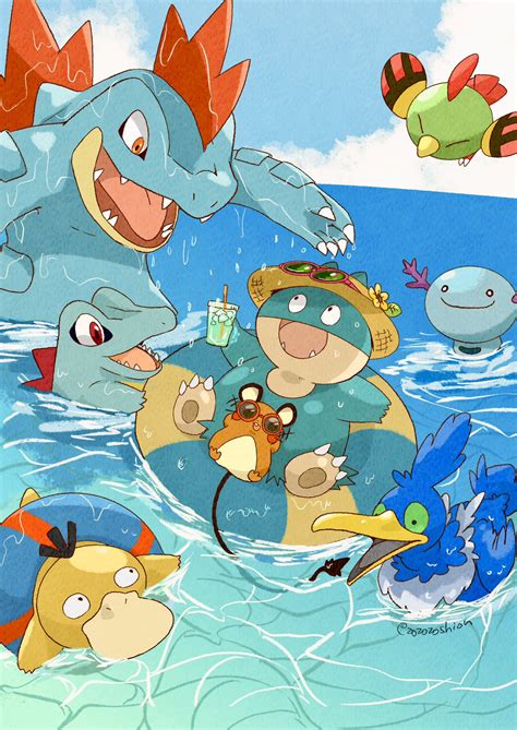 Totodile Psyduck Wooper Dedenne Munchlax And 3 More Pokemon