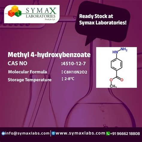 Methyl 4 Hydroxybenzoate 99 76 3 At ₹ 2500 Kg Methyl Benzoate In Hyderabad Id 2856455624088