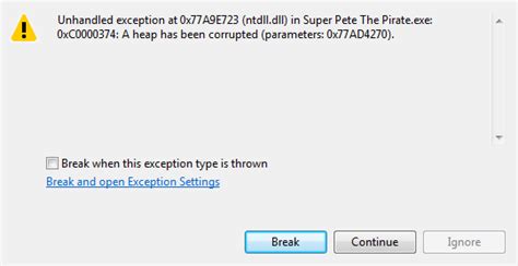 Game Crashing A Heap Has Been Corrupted Community Monogame