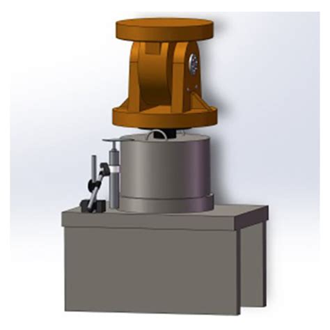 test setup a three dimensional 3d test diagram b test machine