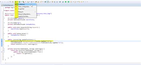 How To Do A Debug For Serenity Projects Stack Overflow