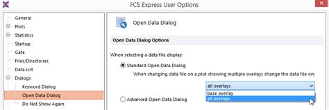 open data dialog
