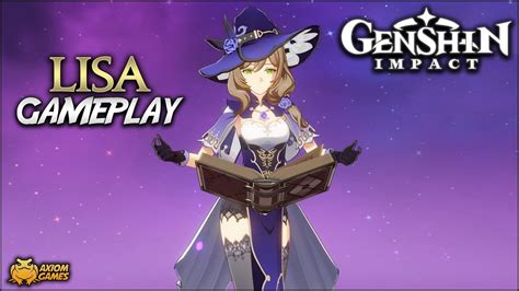 Genshin Impact Lisa Gameplay JPN Dub YouTube