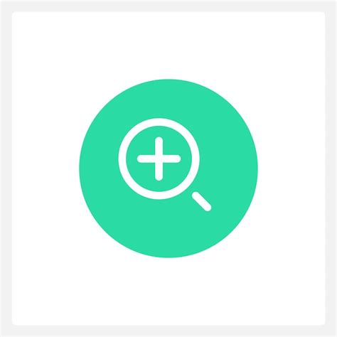 Premium Vector Active Zoom Plus Button Ui Element Template