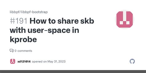 How To Share Skb With User Space In Kprobe Issue Libbpf Libbpf