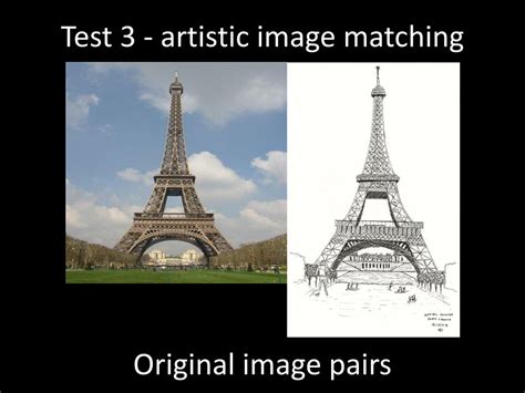 ppt matching results comparison between the gixel array descriptor gad and sift surf brief
