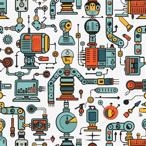 자동화 엔지니어 원활한 패턴 오토메이션 엔지니어 아이콘 Png 일러스트 및 이미지 에 대한 무료 다운로드 Pngtree