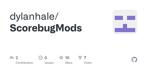 Github Dylanhalescorebugmods