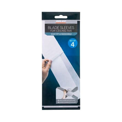 Arlec Ceiling Fan Blade Sleeve 4 Pack Bunnings Australia